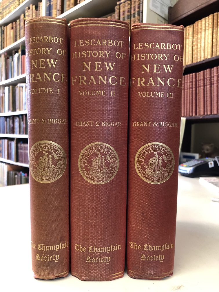 The History of New France. [complete in three volumes] by Lescarbot ...