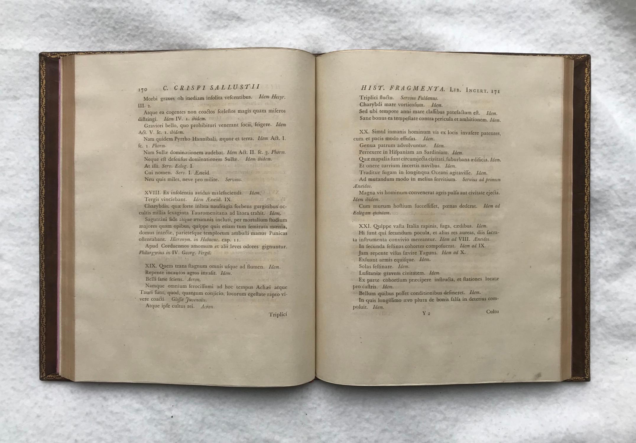 C. Crispus Sallustius; et L. Anneus Florus by SALLUSTIUS CRISPUS, Gaius ...