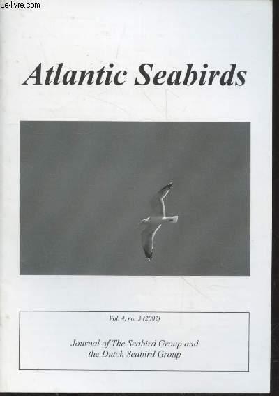Atlantic Seabirds Vol. 4 n°3 (2002) . Journal of the Seabird Group and ...