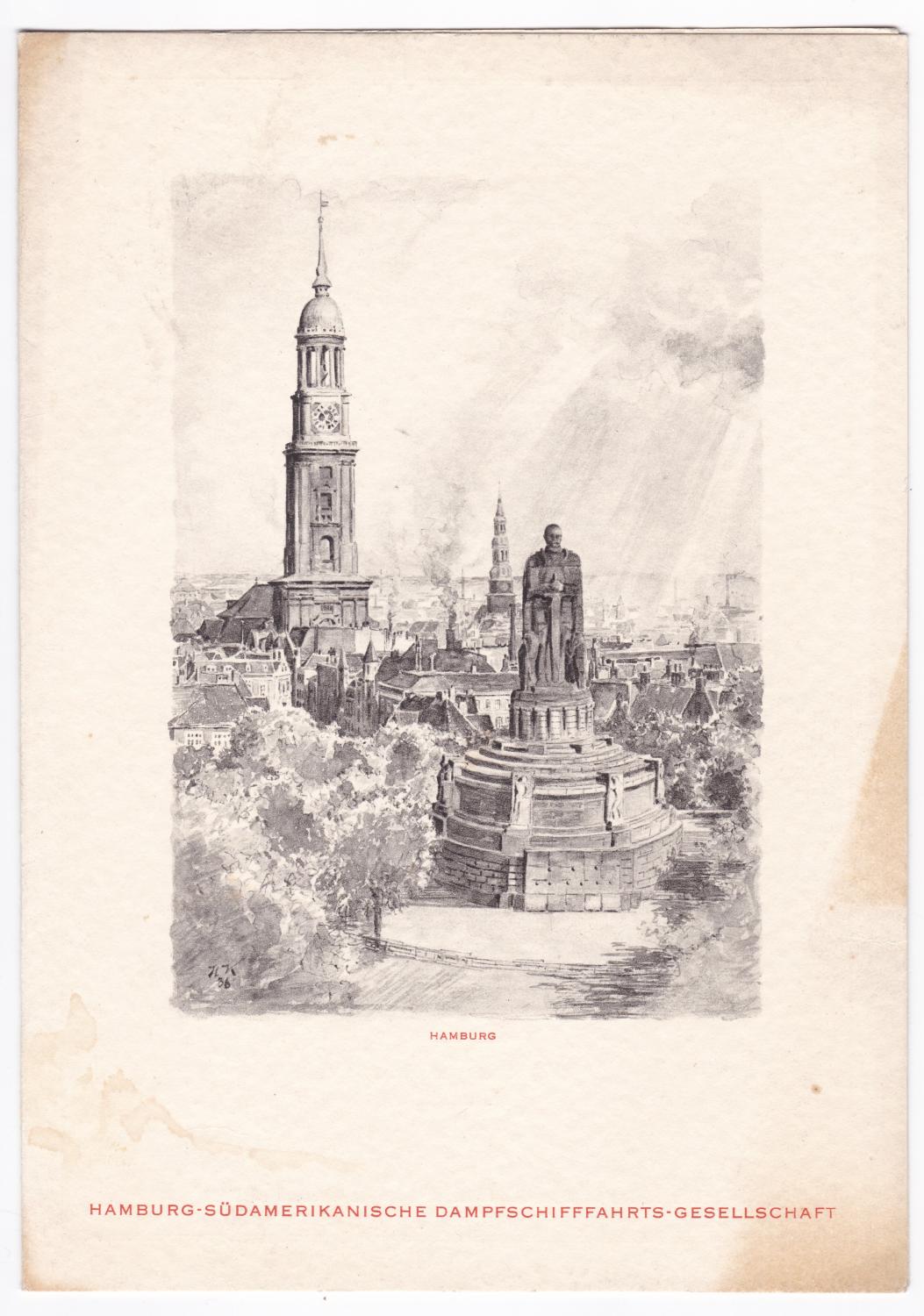 Speisekarte - HSDG Hamburg-Südamerikanische Dampfschifffahrt ...