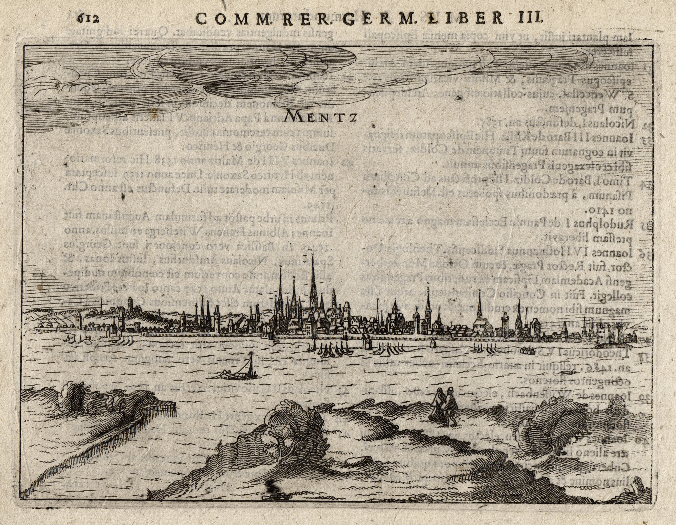 Gesamtansicht, "Mentz". von Mainz:: Kunst / Grafik / Poster ...