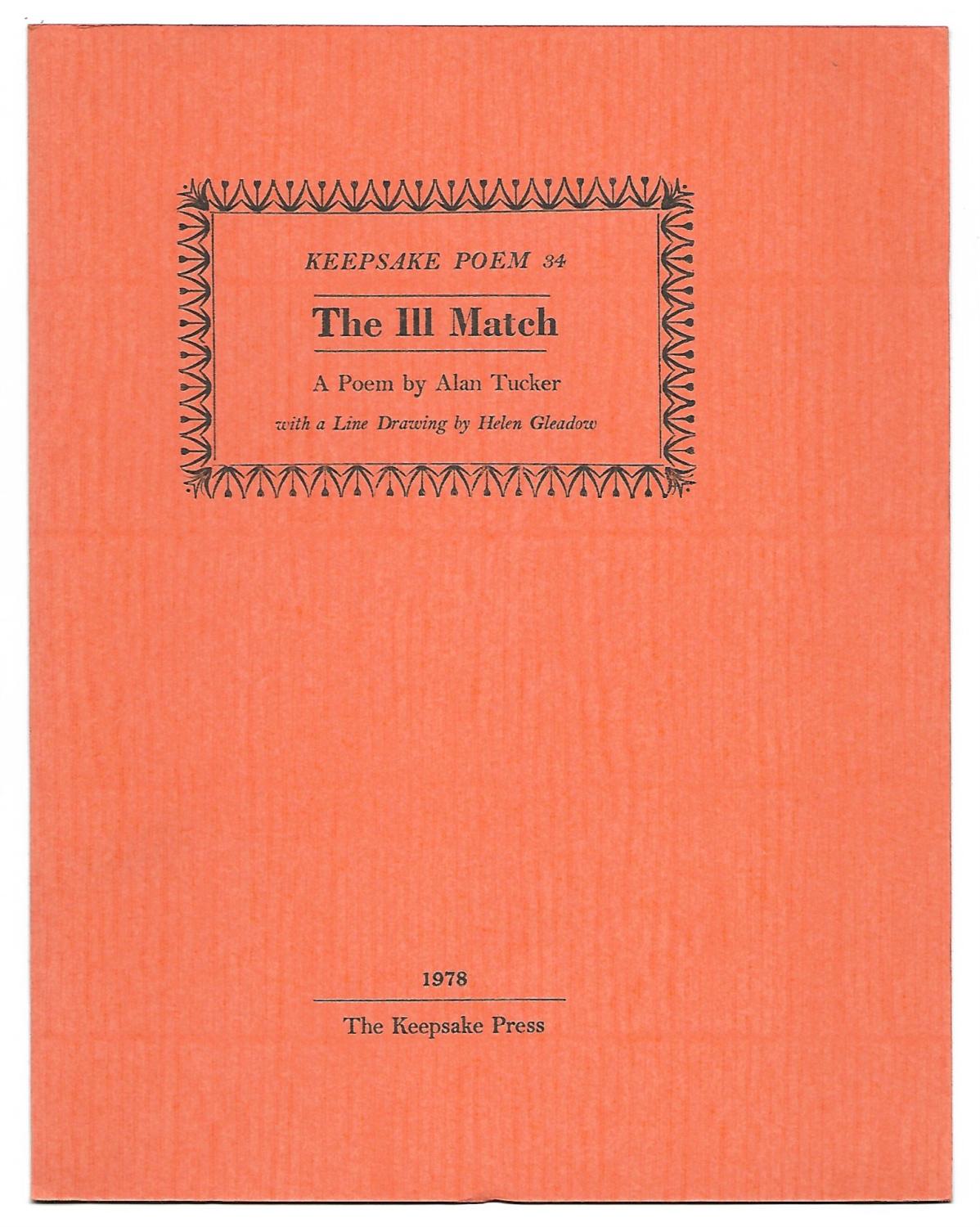The Ill Match (Keepsake Poem 34) [Birthday greeting to Morris Cox ...