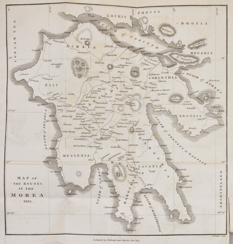 Itinerary of the Morea: being a description of the routes of that ...