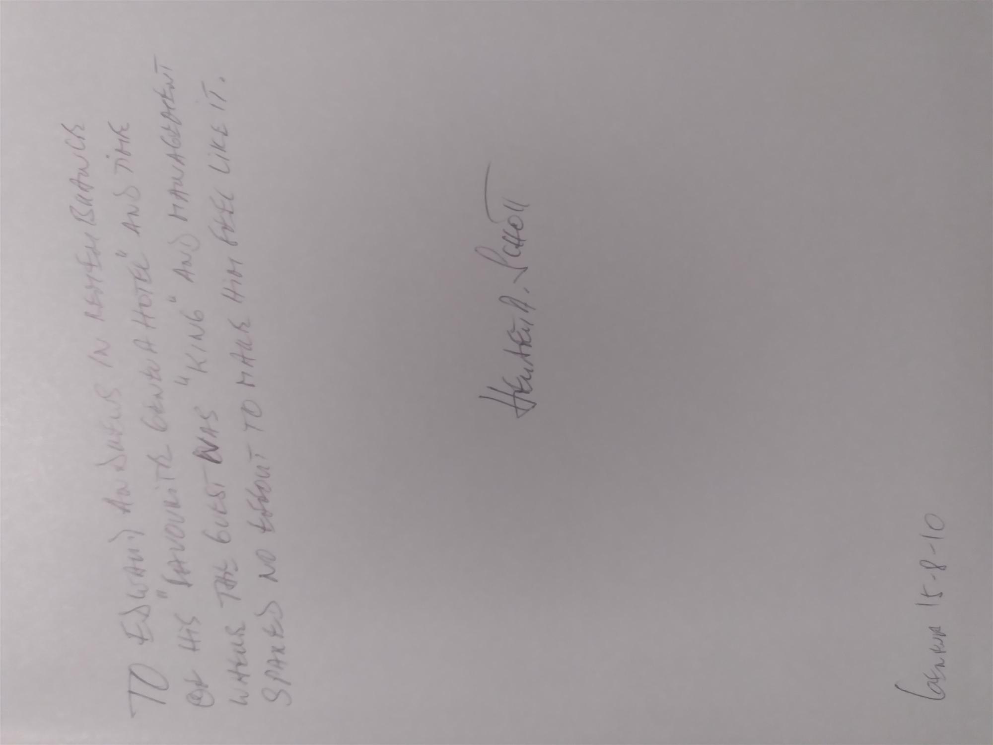 L'Hôtelier / The Hotelier by Herbert A. Schott: Very Good Hardcover ...