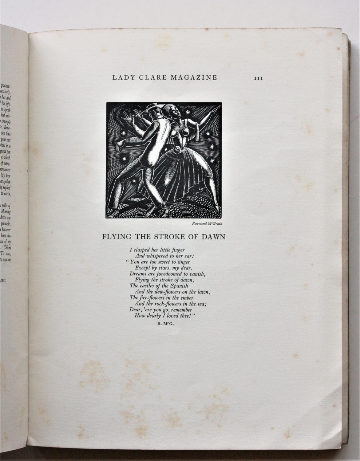 Lady Clare Magazine 4 Volumes 1928-1929 (Raymond McGrath illust.) by ...