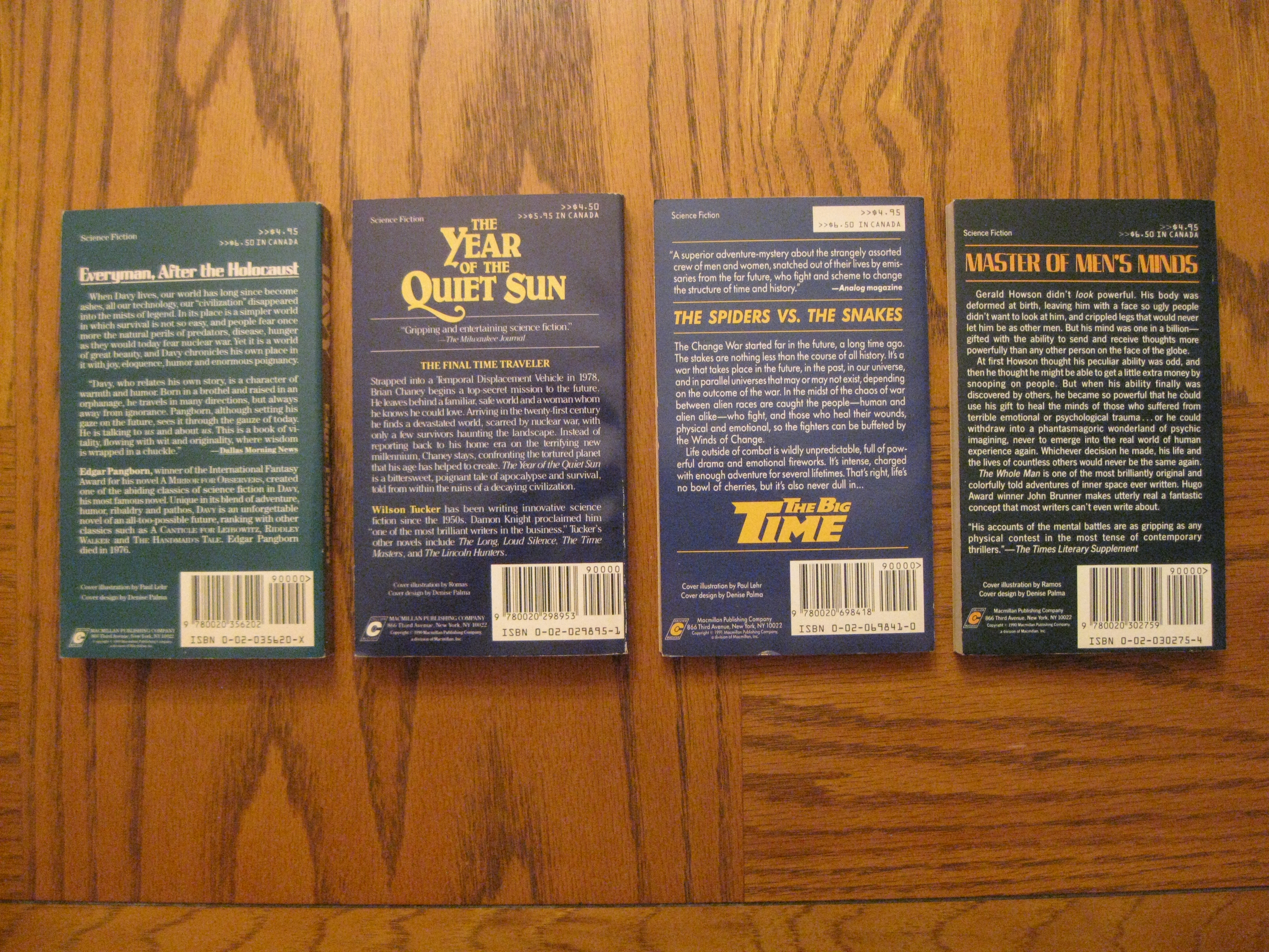 Four (4) Collier Science Fiction and Fantasy Paperback Book Lot ...