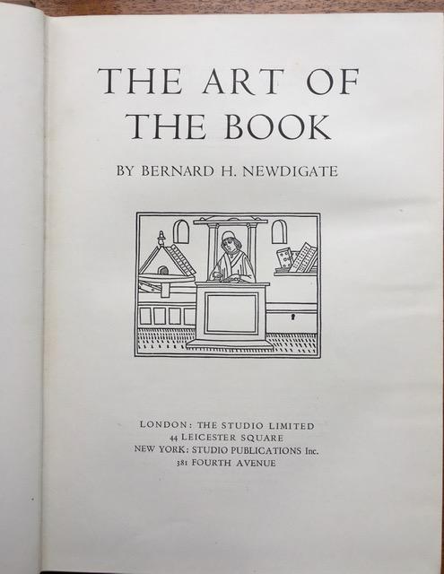 The Art of the Book. Special Autumn Number of The Studio 1938 by ...