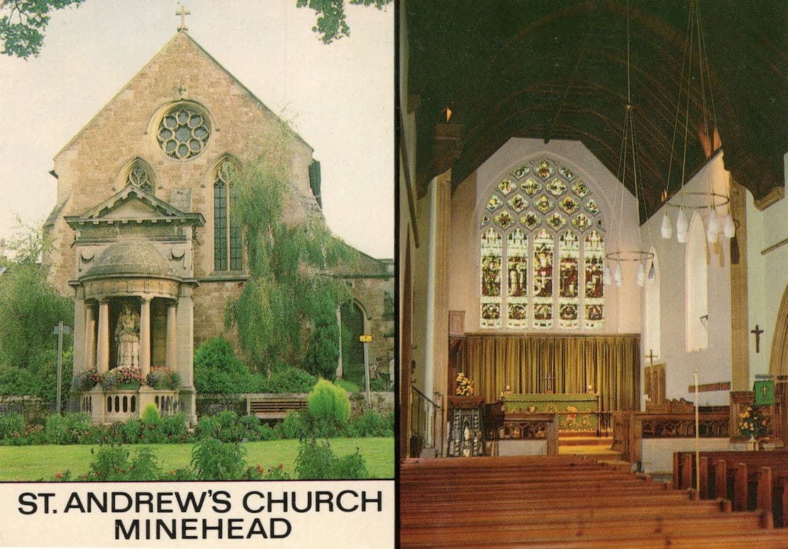 St. Andrew's Church Old Cleeve Minehead Postcard: Manuscript / Paper ...
