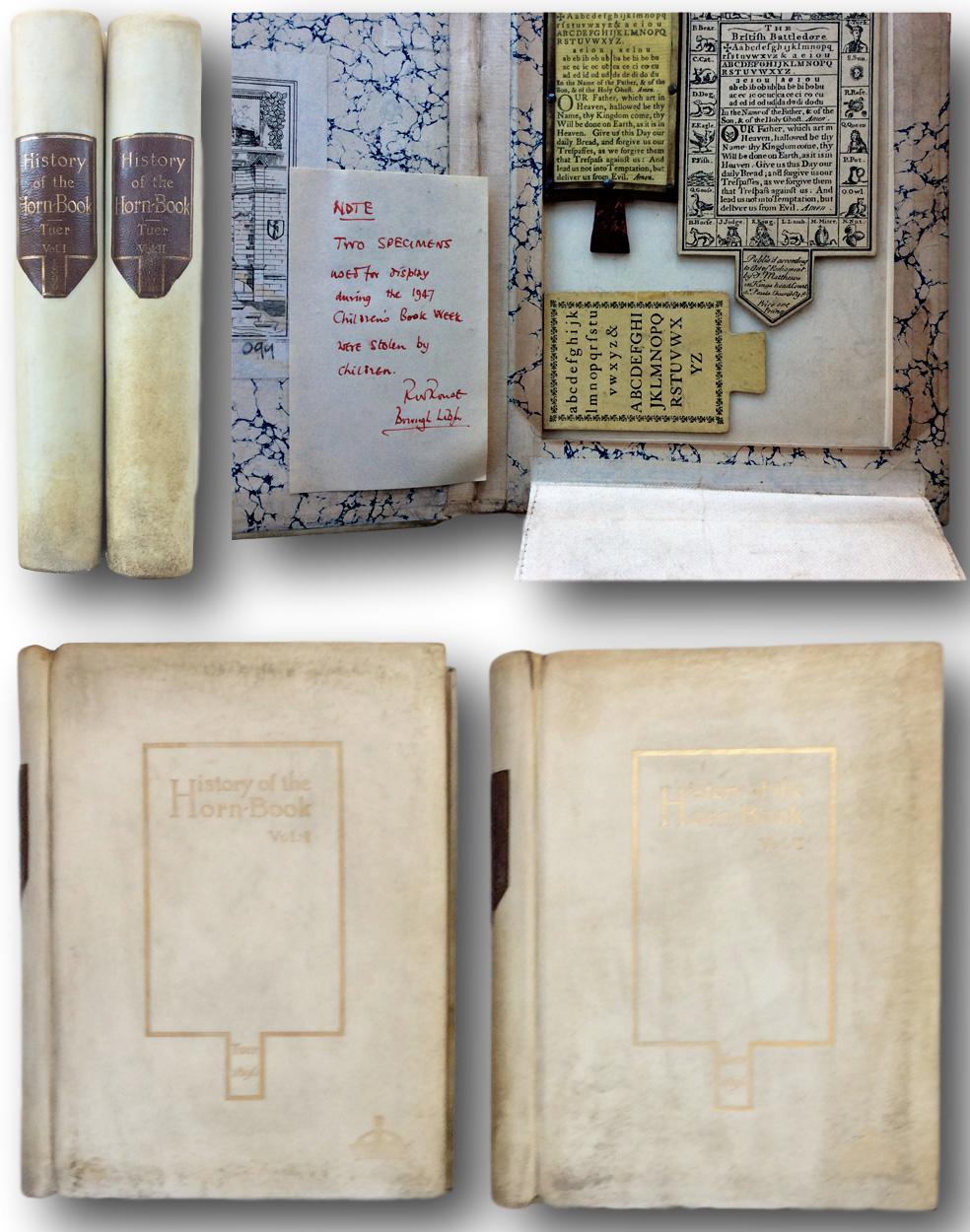 History of the Horn-Book [ In 2 vols1896] by TUER, Andrew W.:: (1896 ...