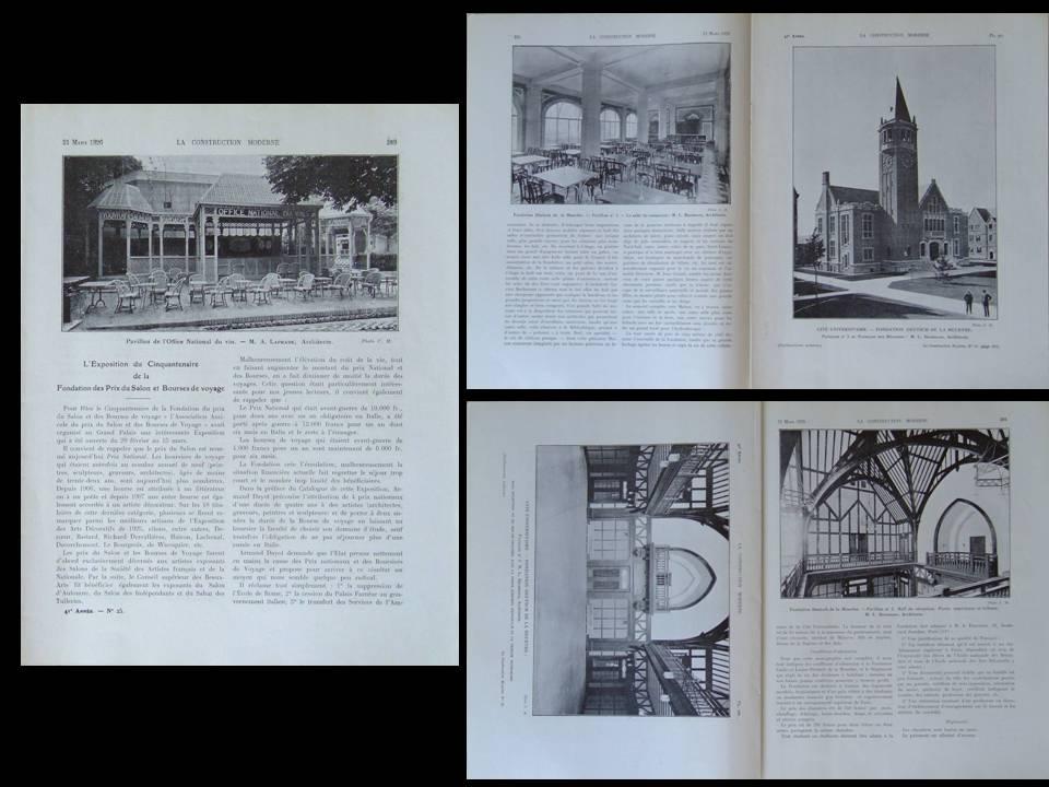 LA CONSTRUCTION MODERNE n°25 1926 FONDATION DEUTSCH DE LA MEURTHE, CITE ... LA CONSTRUCTION MODERNE n°25 1926 FONDATION DEUTSCH DE LA MEURTHE, CITE ...