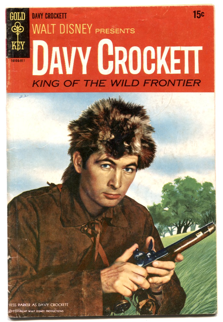 Walt Disney Presents Davy Crockett King Of The Wild Frontier #2 Gold ...