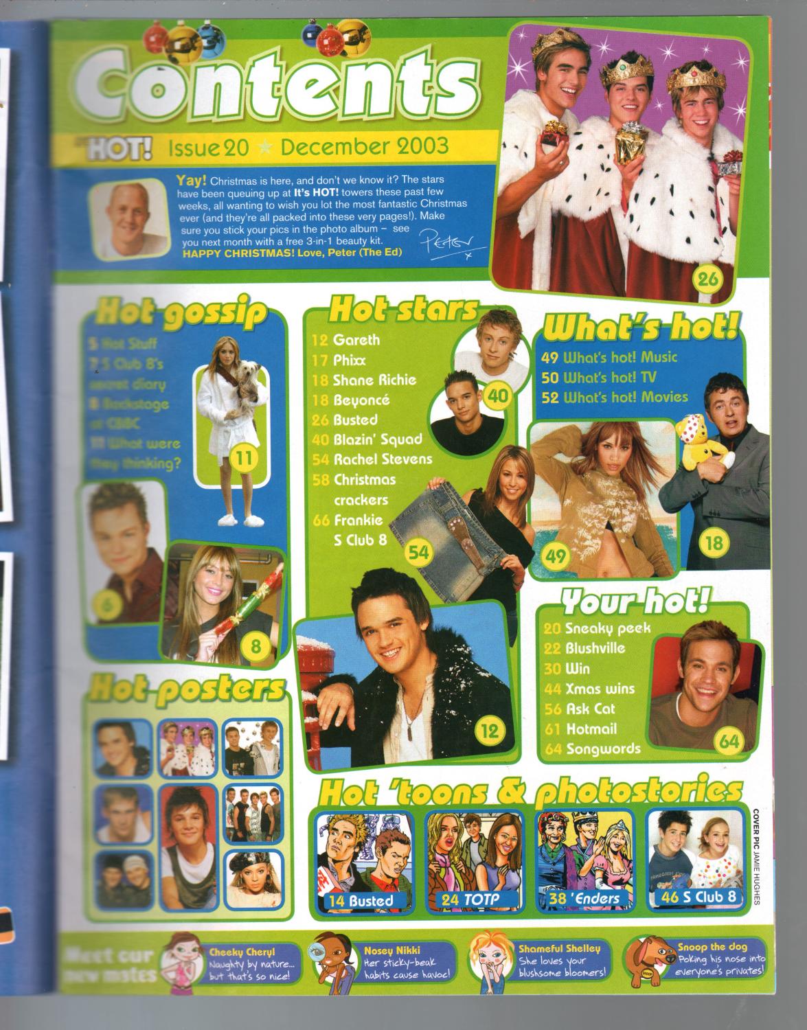 It's Hot!-Dec 2003-Busted-Music-TV-Fashion-Beauty: (2003) Magazine ...