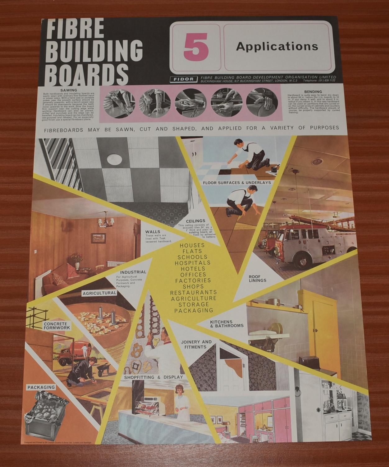 ORIGINAL POSTER. Fibre Building Boards. 5 - Applications | PROCTOR ...