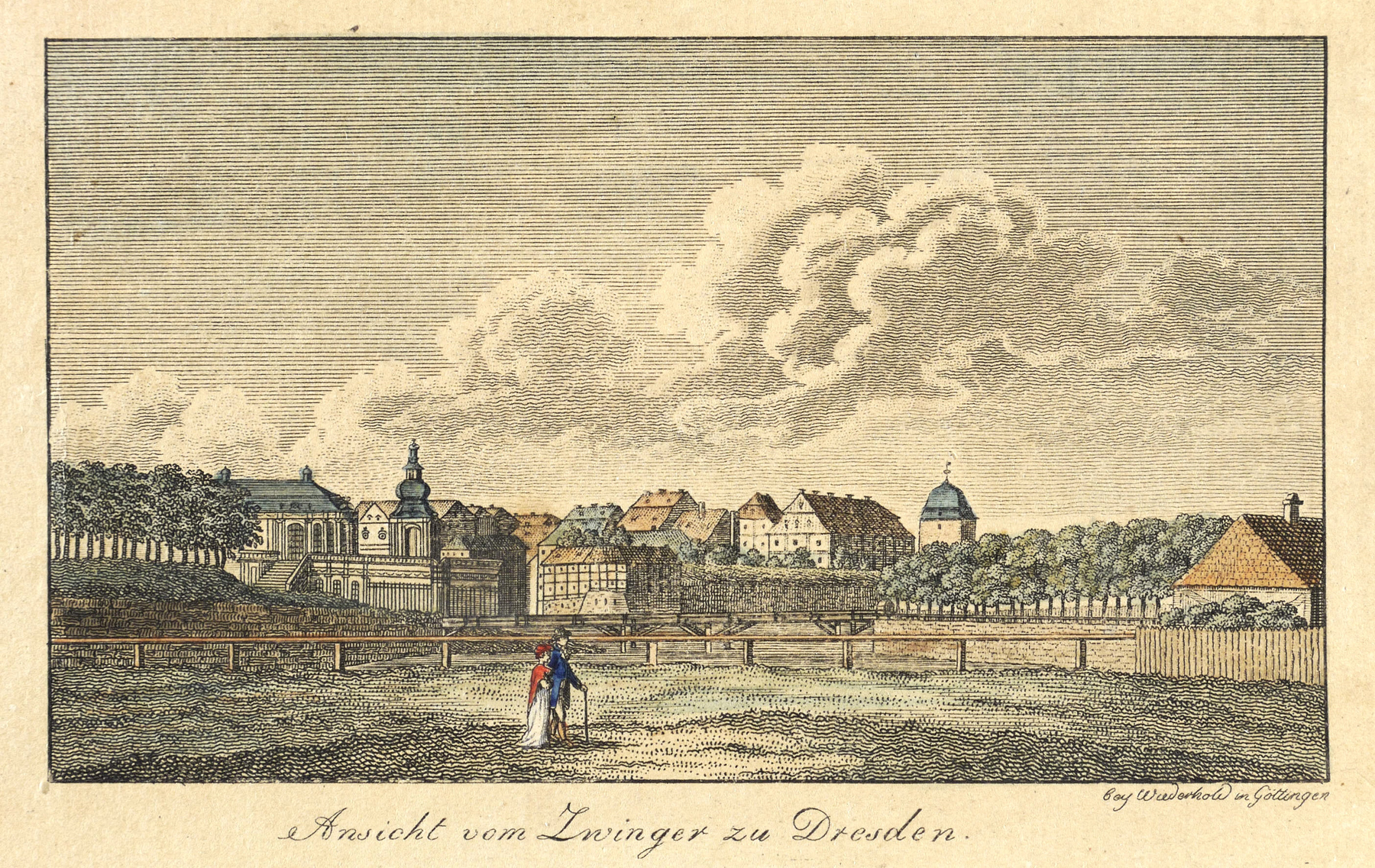 Dresden. Zwinger. Wiederhold. Ansicht vom Zwinger zu Dresden by ...