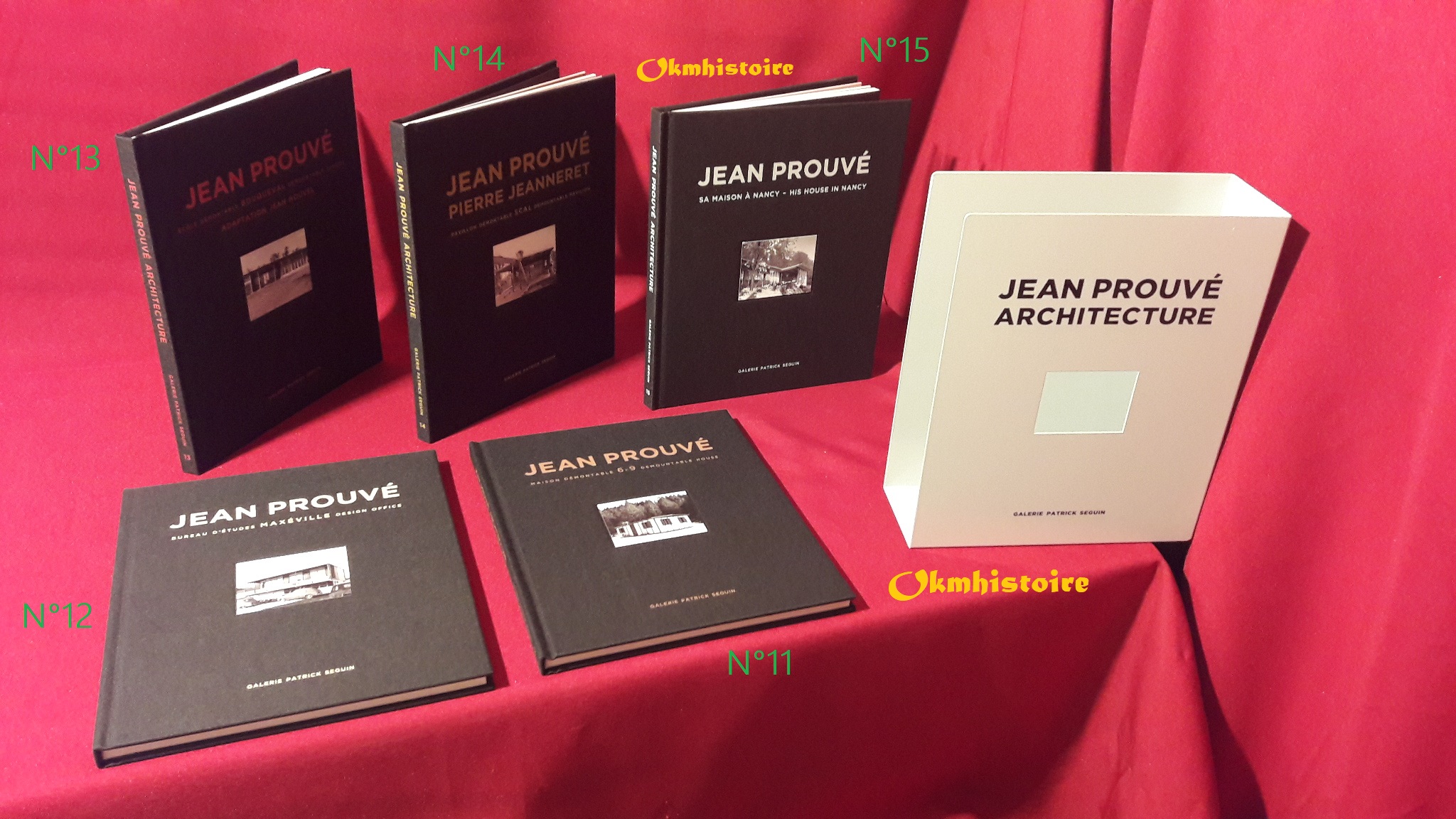 Jean Prouvé Architecture - N°3 : 5 Volumes sous étui ( Tomes 11 ,12,13 ...
