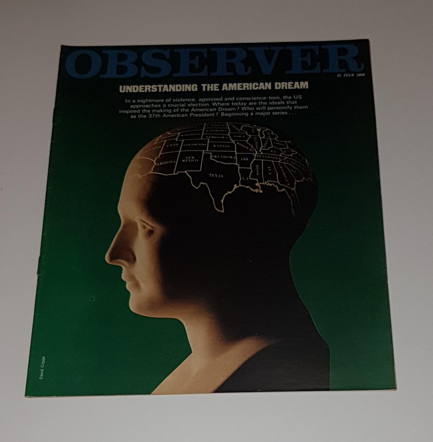 Observer Magazine - 21 July 1970 - "Understanding the American Dream ...