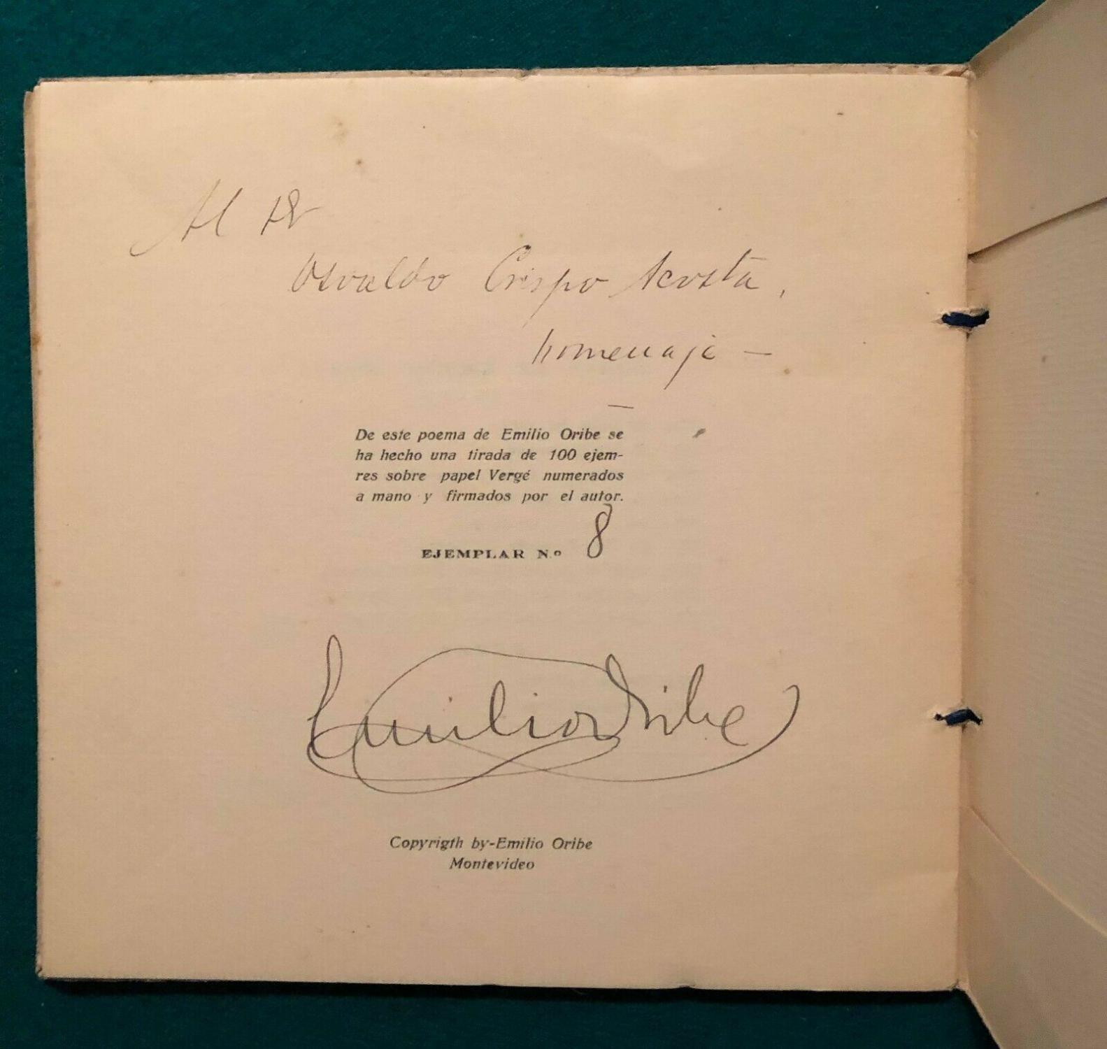 Los Altos Mitos - Poema by Emilio Oribe: Muy bien Encuadernación de ...