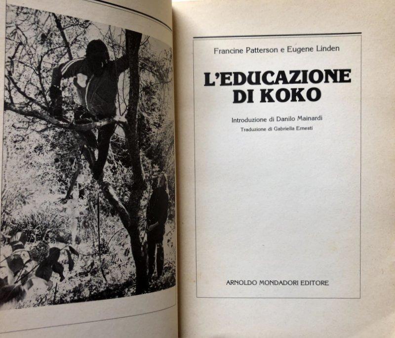 L'EDUCAZIONE DI KOKO by FRANCINE PATTERSON, EUGENE LINDEN: ottimo ...
