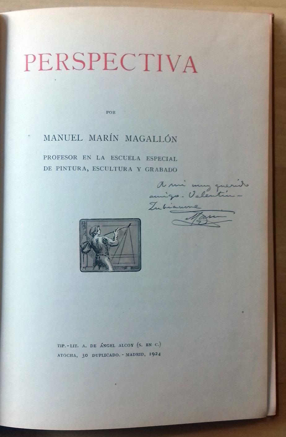 PERSPECTIVA by Manuel Marín Magallon: Bien Tela Editorial (1924 ...