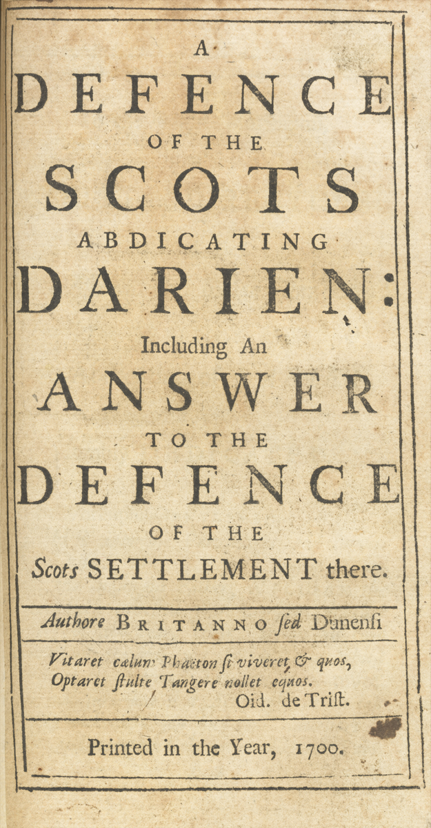 The History of Caledonia: or, the Scots Colony in Darien in the West ...