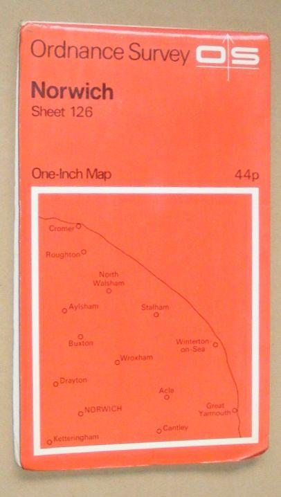 Norwich. Sheet 126 One-Inch Map Seventh Series by Ordnance Survey ...