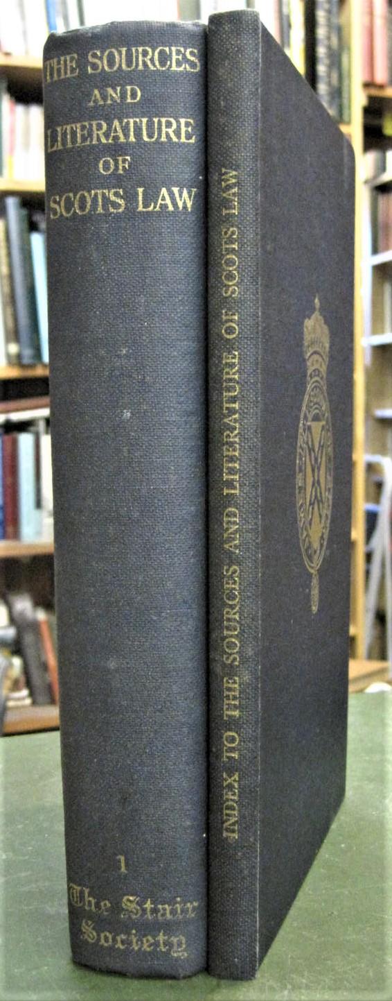 An Introductory Survey of the Sources and Literature of Scots Law PLUS ... An Introductory Survey of the Sources and Literature of Scots Law PLUS ...