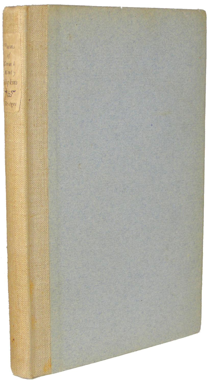 Poems of Gerard Manley Hopkins. by HOPKINS, Gerald Manley.: (1918 ... Poems of Gerard Manley Hopkins. by HOPKINS, Gerald Manley.: (1918 ...