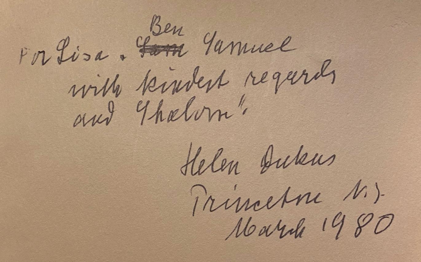 Albert Einstein: the Human Side by (EINSTEIN, ALBERT). DUKAS, HELEN and ...