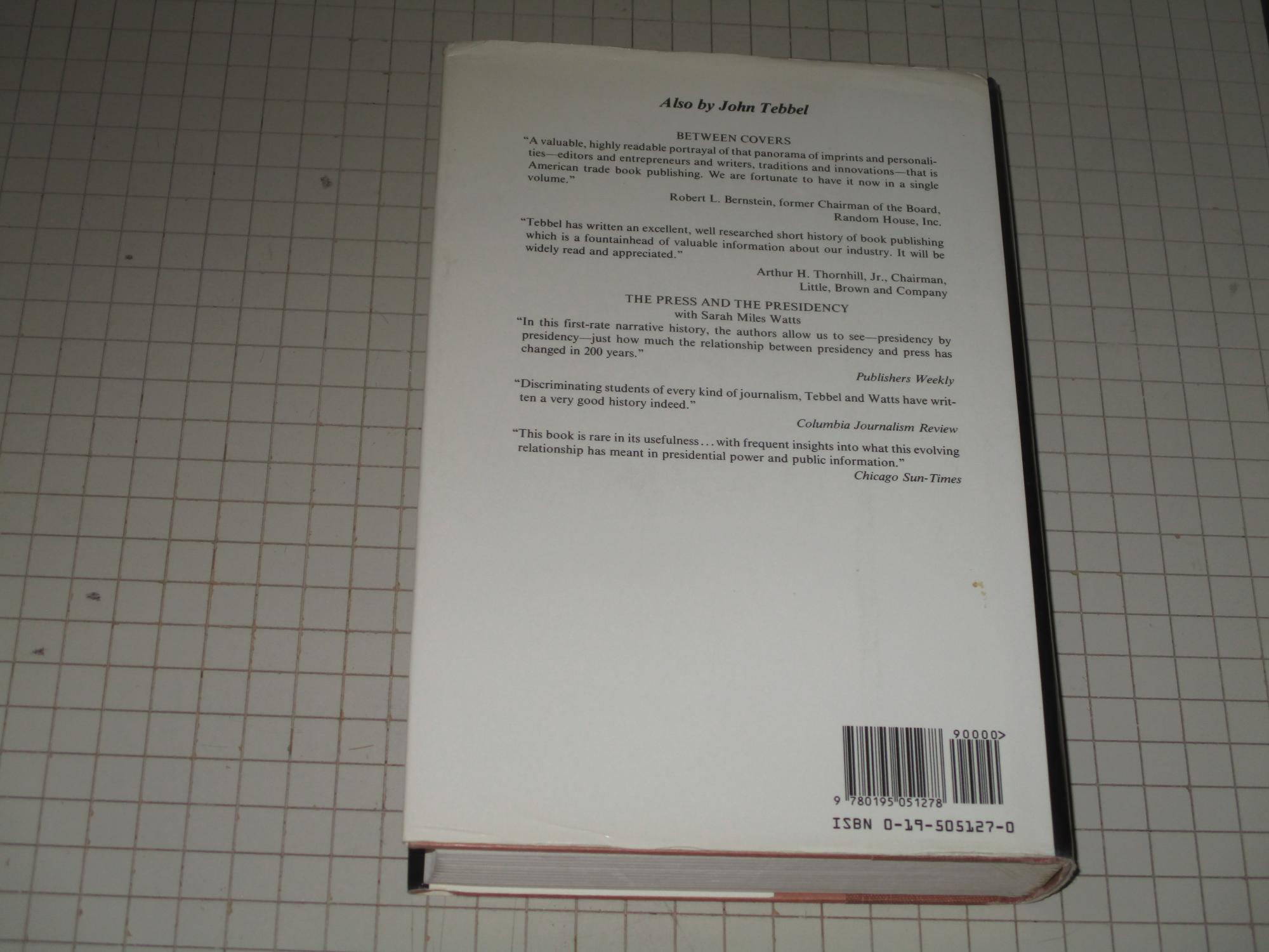 The Magazine in America, 1741-1990 by Tebbel, John; Zuckerman, Mary ...