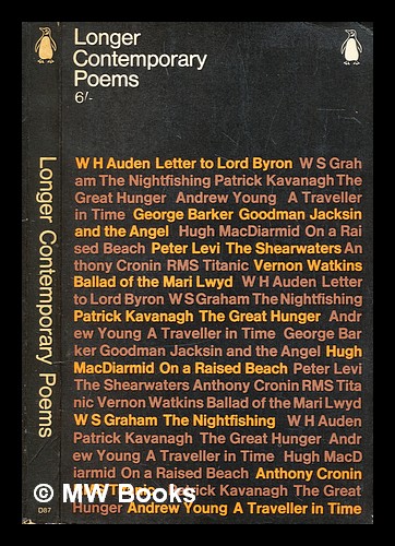Longer contemporary poems by Wright, David (1920-1994): (1966) First ...