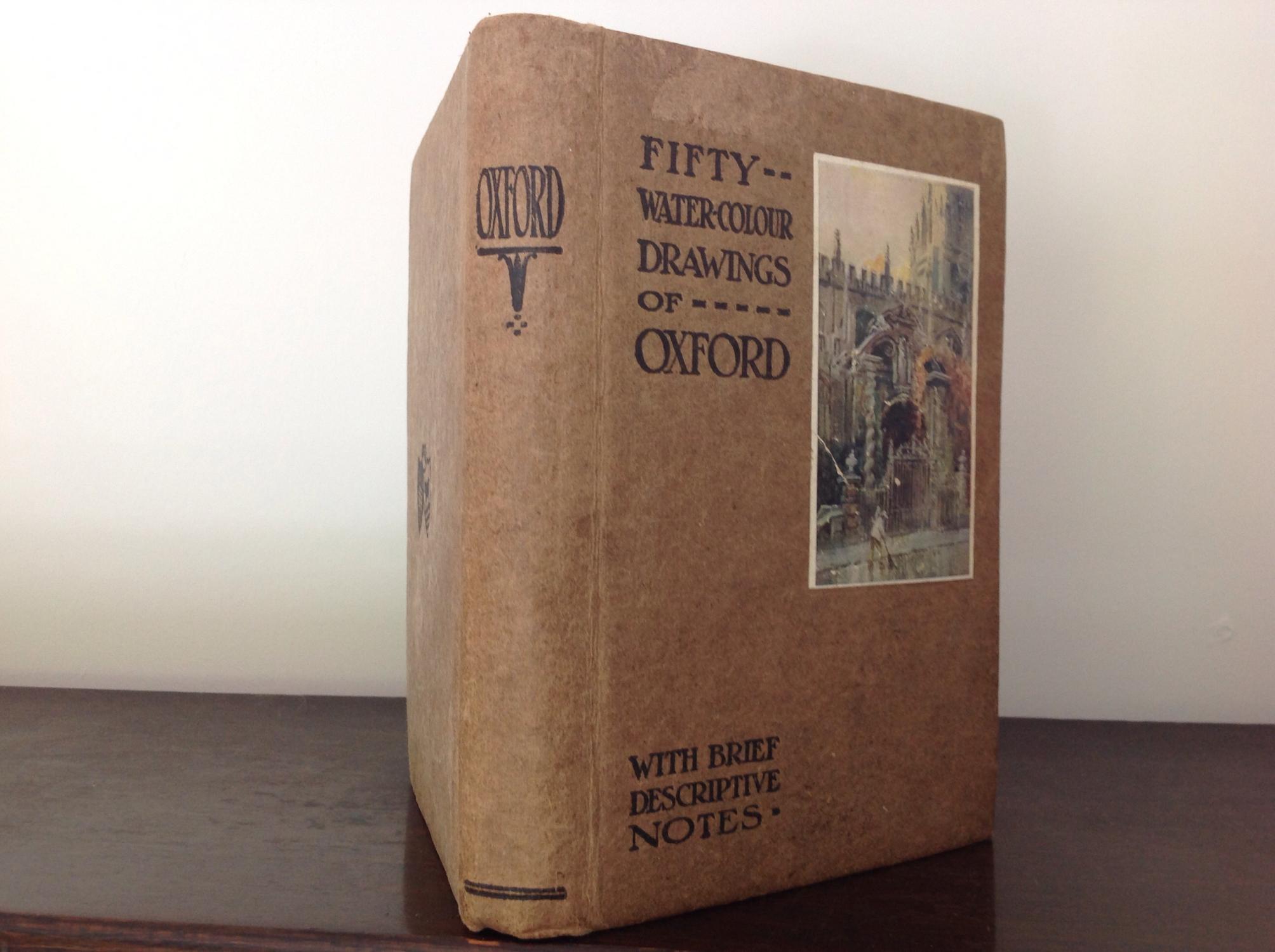 Fifty Watercolour Drawings of Oxford by Edward C. Allen: Fair Hardcover ...