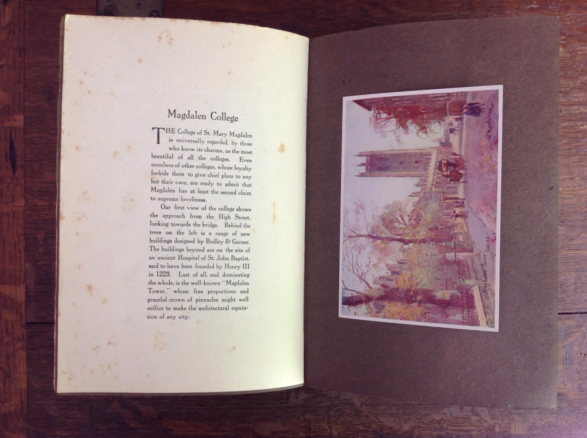 Fifty Watercolour Drawings of Oxford by Edward C. Allen: Fair Hardcover ...