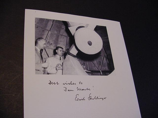SIGNED PHOTO by Stuhlinger, Ernst (1913-2009): Near Fine No Binding ...