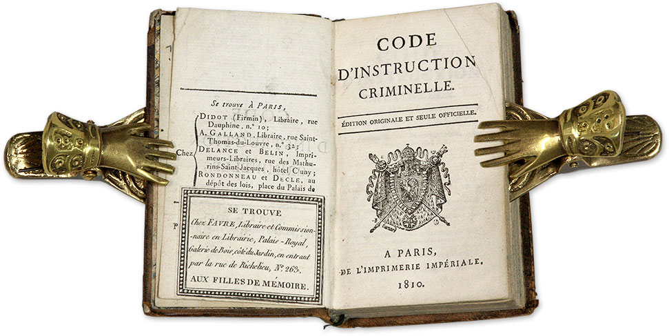 Code d'Instruction Criminelle, Edition Originale et Seule Officielle by ...