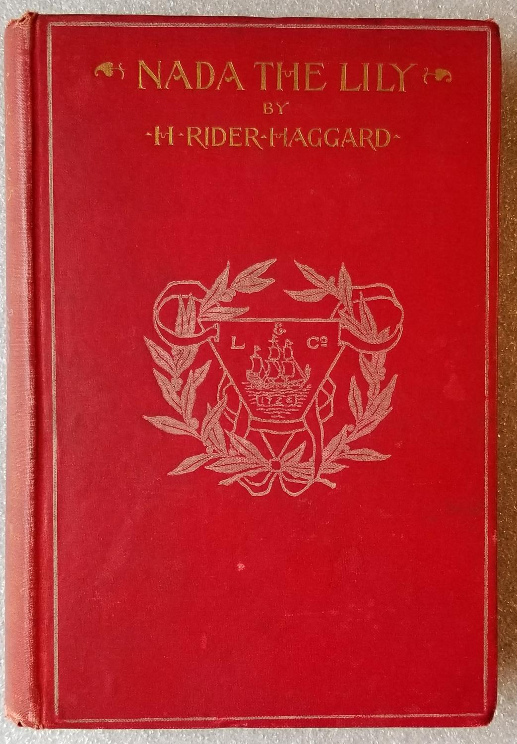 Nada The Lily by H. Rider Haggard: Very Good Hardcover (1892) 1st ...