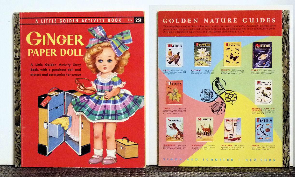 Ginger Paper Doll: Near Fine Hardcover (1957) | Jans Collectibles ...