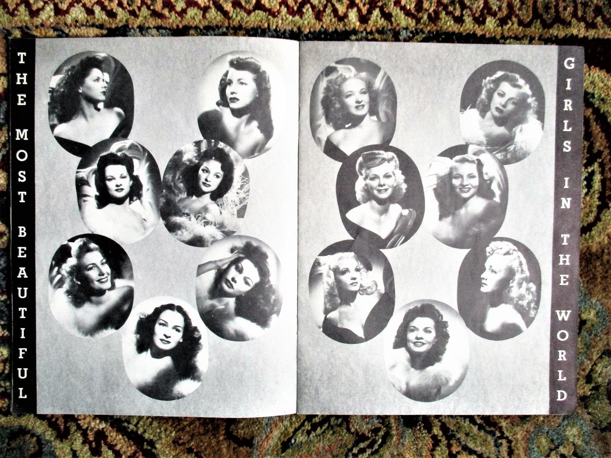 1946 EARL CARROLL'S HOLLYWOOD Pin-Up Showgirls on Stage PROGRAM Beryl ...