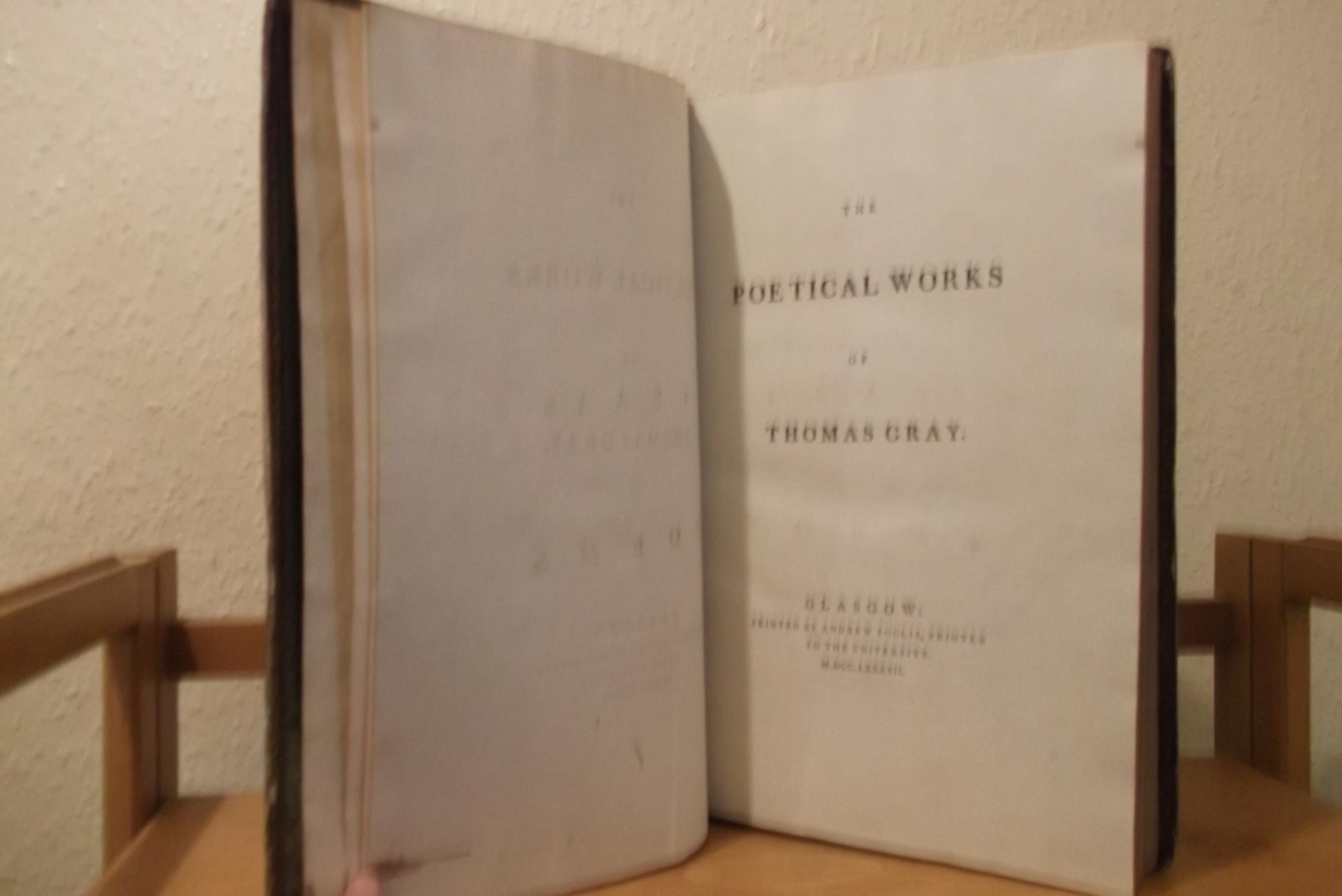 The Poetical Works Of Thomas Gray, William Collins, George Lord ...