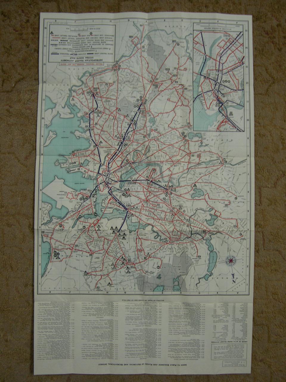SYSTEM ROUTE MAP, METROPOLITAN TRANSIT AUTHORITY: SECOND MTA EDITION ...