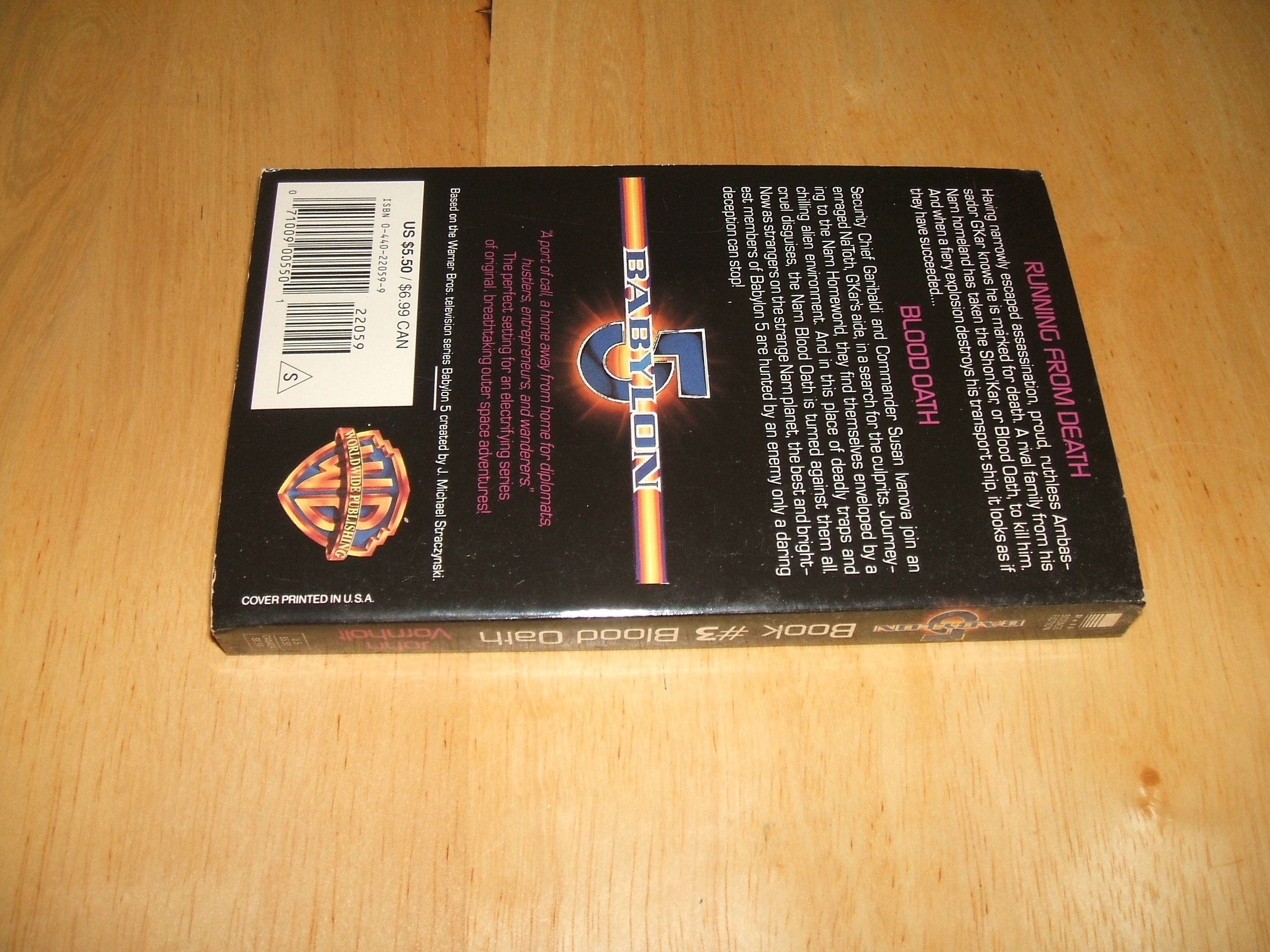 Voices: Babylon 5, Book 3 Blooth Oath by Vornholt, John: Near Fine ...