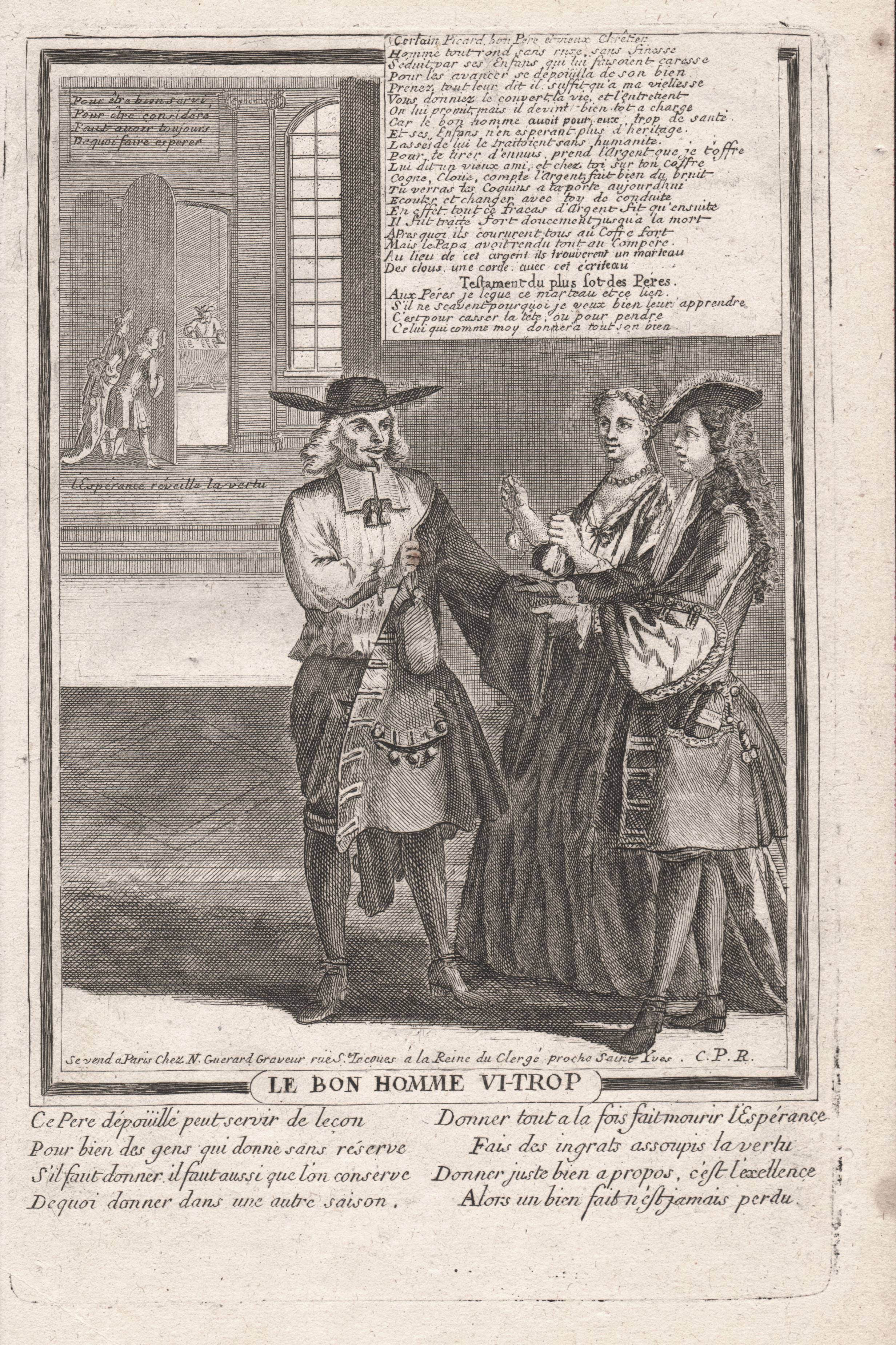 "Le Bon Homme VI-Trop" - Pleite gehen to go bankrupt von Guerard ...