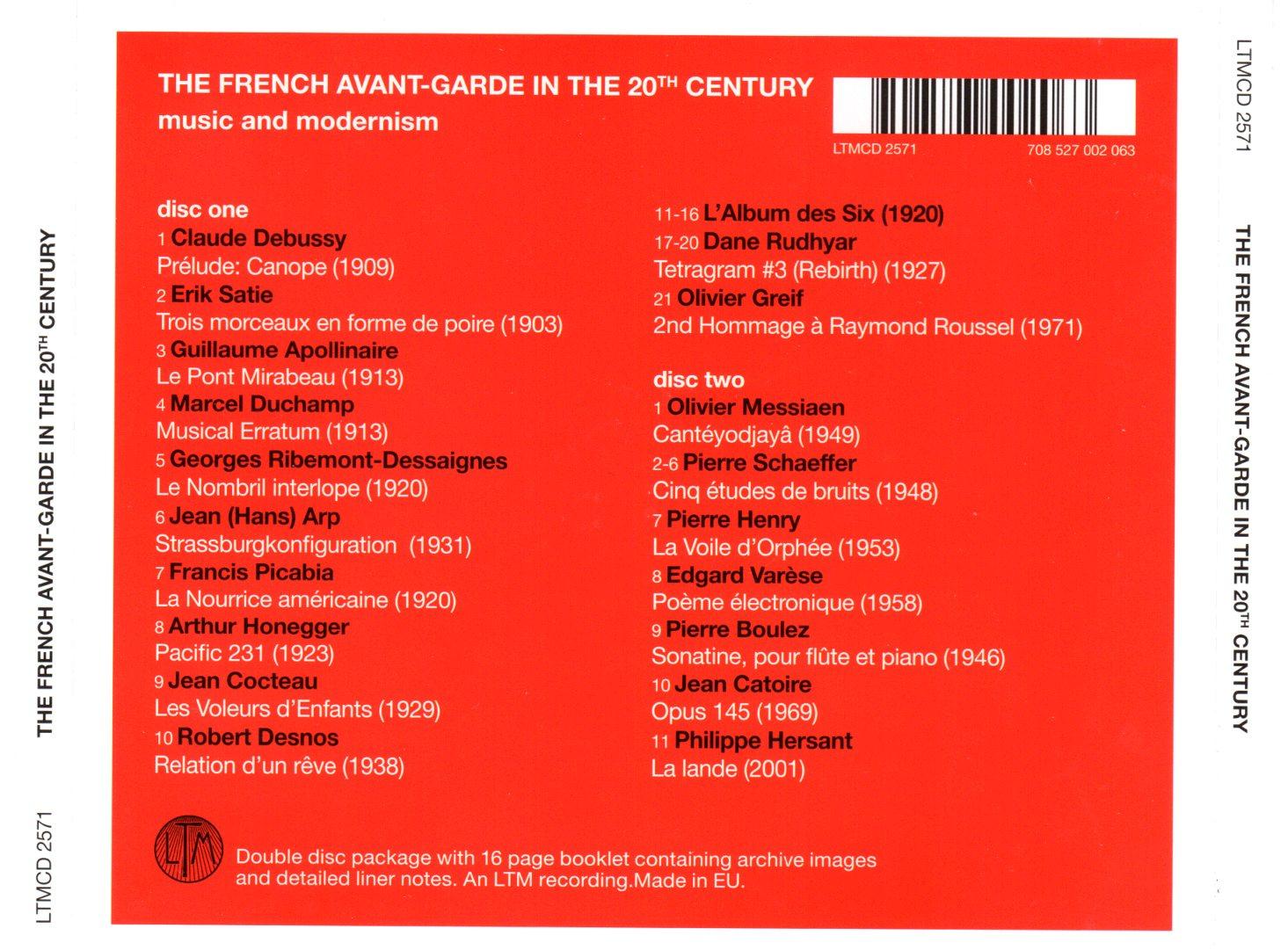 The French Avant-Garde in the 20th Century [2-COMPACT DISC SET] by ...