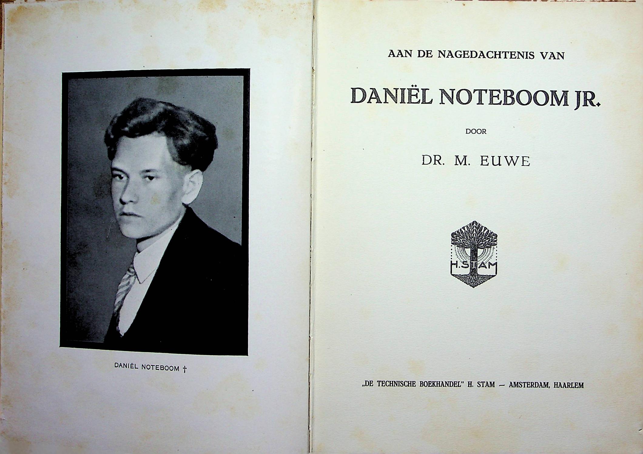 H.G.M. WEENINK von Dr. Max Euwe - Dr. M. Niemeijer - Mr. Dr. A. Rueb ...