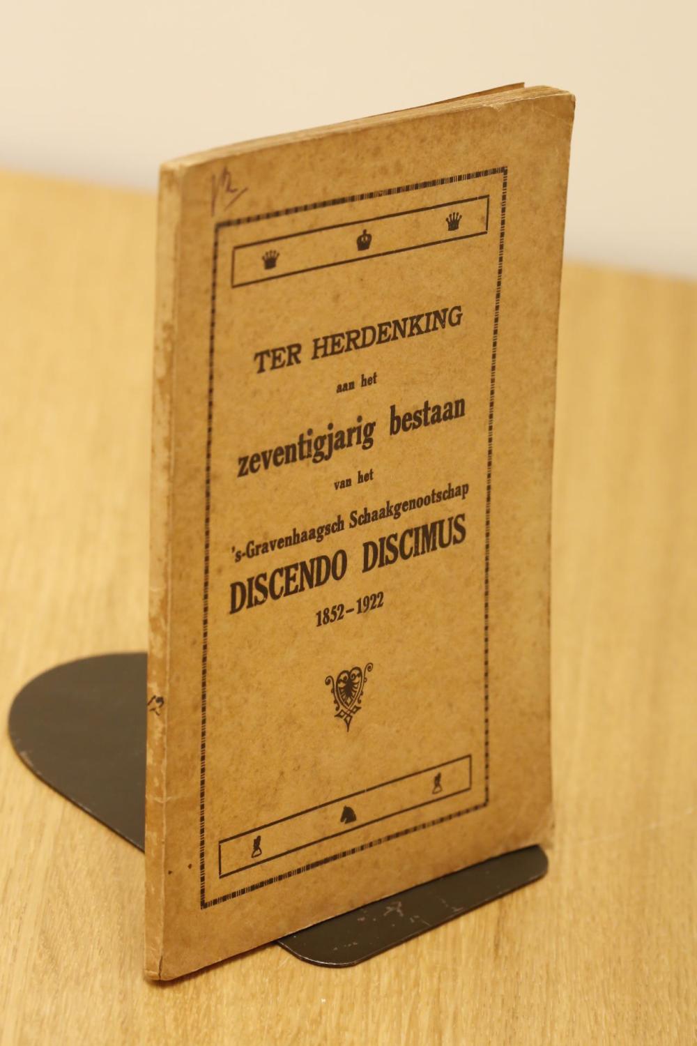 Ter herdenking aan het zeventigjarig bestaan van het s-Gravenhaagsch ...