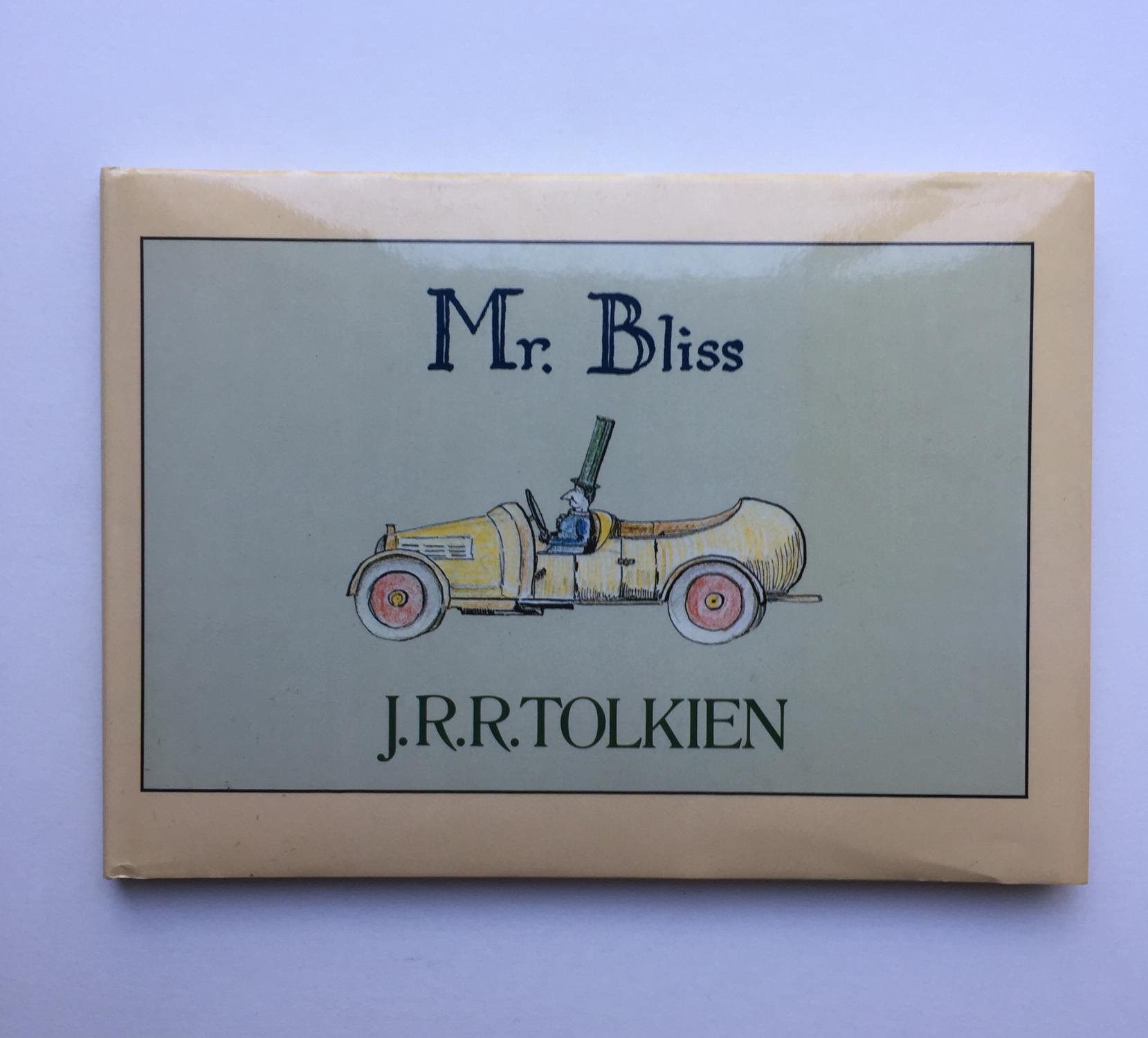 Mr. Bliss by Tolkien, J. R. R: Very Good Hardcover (1982) 1st Edition ...