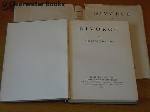 Divorce. Poems. by CHARLES WILLIAMS.: Good Hardcover (1920) 1st Edition ...