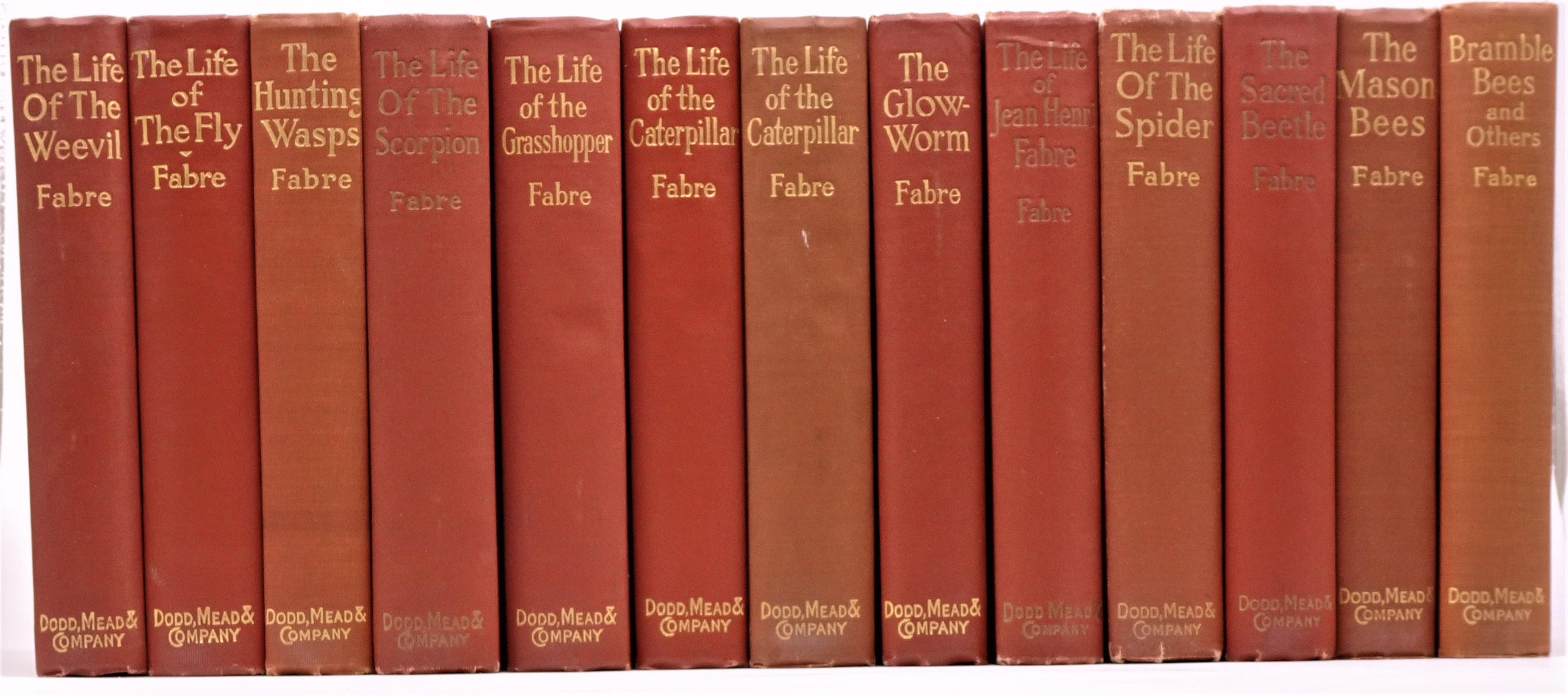 The Works of Jean Henri Fabre, 12 Volumes by Fabre, J. Henri (Jean-Henri); Translated by ...