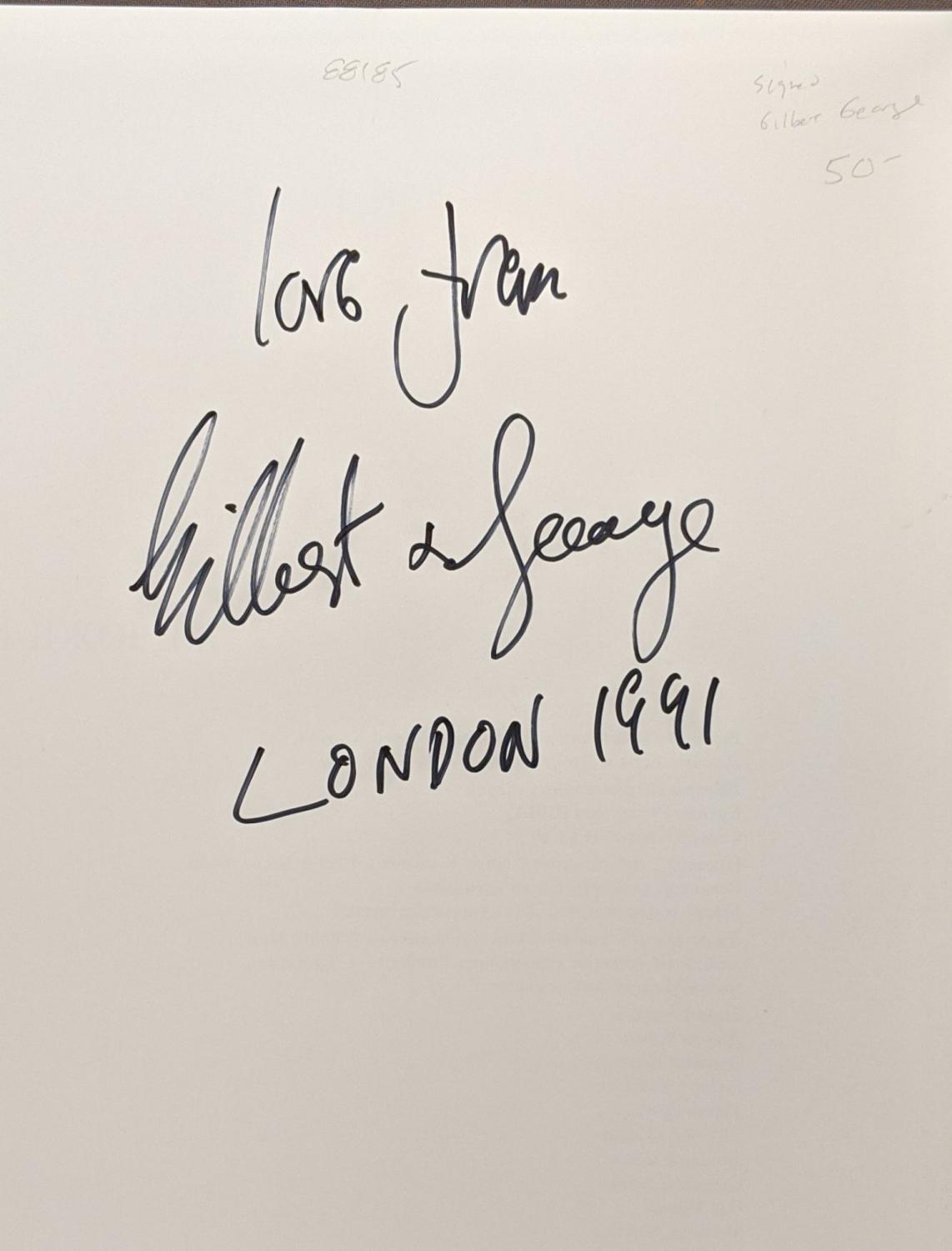 Gilbert and George by Gilbert and George: Very good Softcover (1990 ...