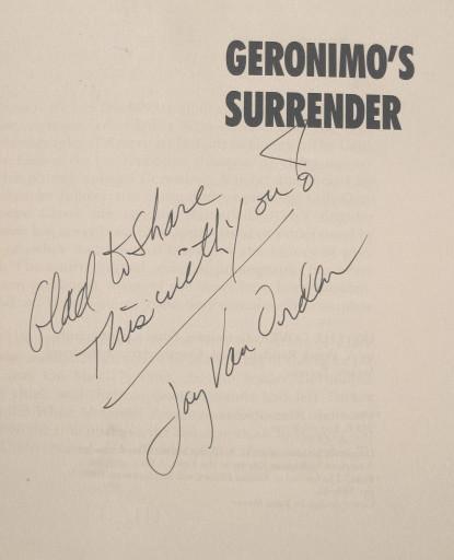 Geronimo's Surrender, The 1886 C.S. Fly Photographs by Van Orden, Jay ...
