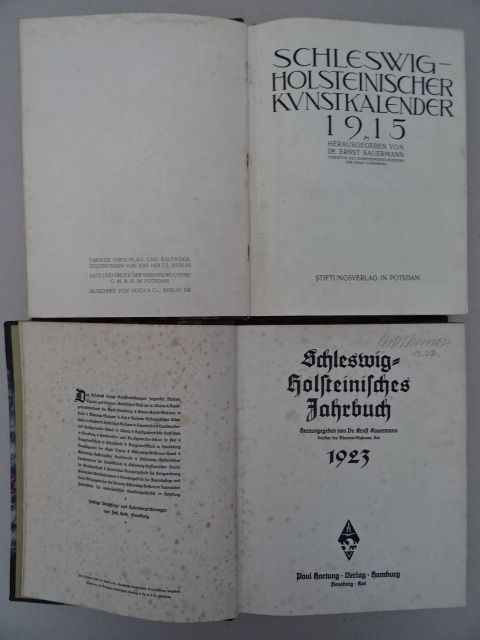 (Herausgeber). Schleswig-Holsteinischer Kunstkalender / Schleswig ...